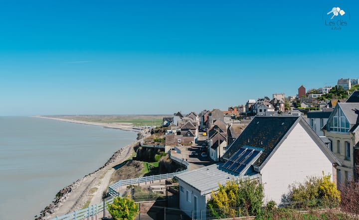 25- Nid'ault -Vue Mer Proche Plage Parking Gratuit - Ault