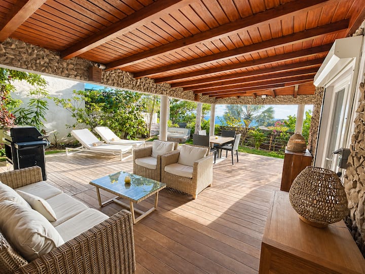 Pointe Milou, Appartement Avec Terrasse Et Jardin - Saint-Barthélemy