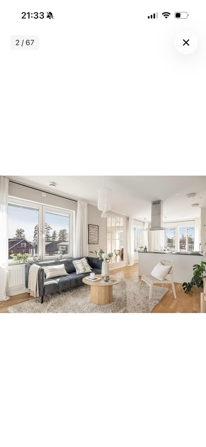Topfloor Twin Terrass Near Strawberry Arena / Mall - Stockholm