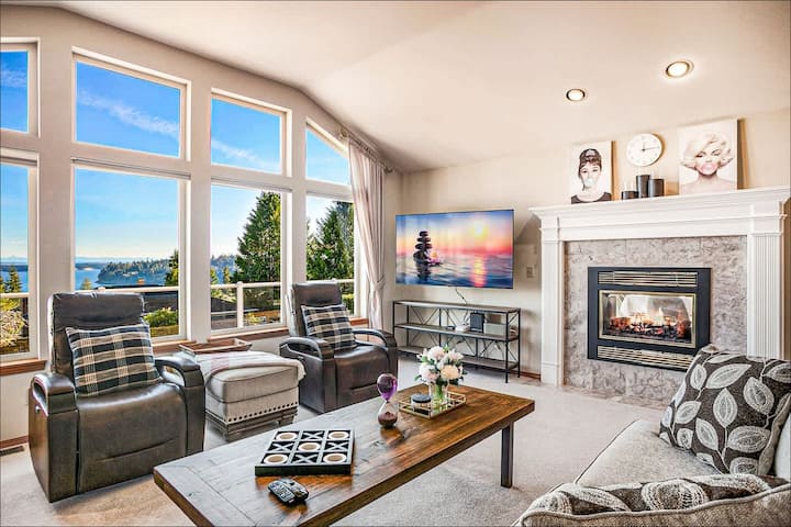 Port Ludlow Water View Home | 30+ Day Stay - Port Ludlow, WA