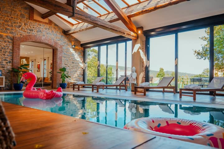 Casa Vamaë Piscine Int Cinéma - Amélie-les-Bains-Palalda
