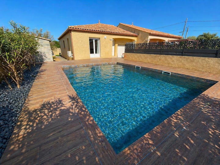 Maison 4 Pièces Au Calme Avec Piscine - Béziers
