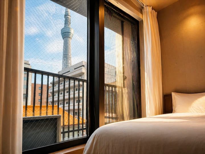 Skytree View · Calm Designer Stay Near Asakusa - Asakusa
