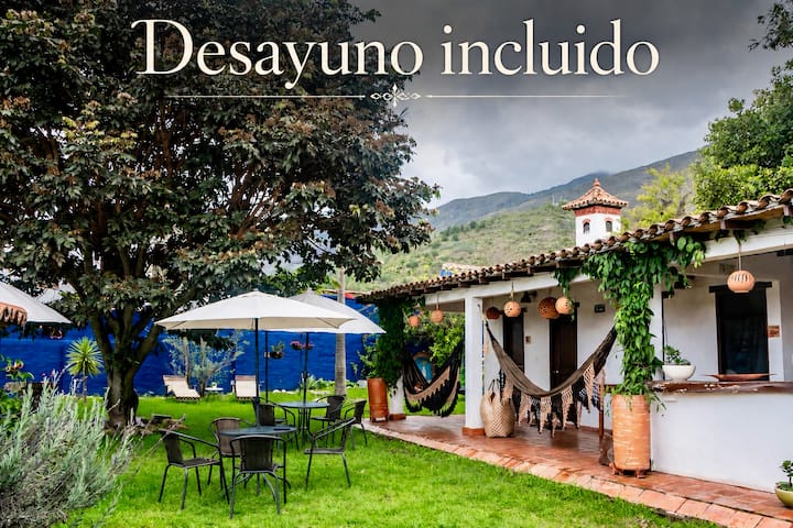 Casa Colonial A 2 Cuadras De La Plaza Con Desayuno - Villa de Leyva