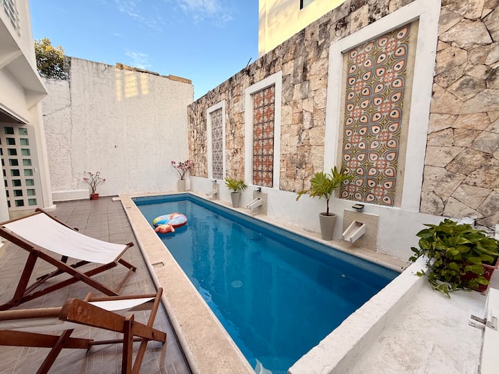 Hermosa Amplia Céntrica&piscina Privada/renta Auto - Cancún