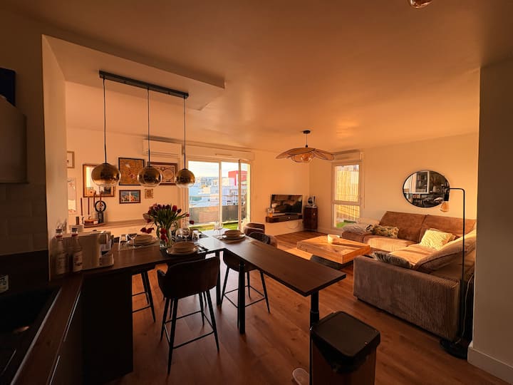 Somptueux T3-terrasse 25m² & Vue Dégagée - Parking - Montpellier