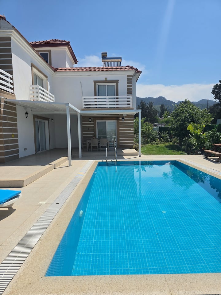 Private Pool Villa With Sea & Mountain Views - Cyprus