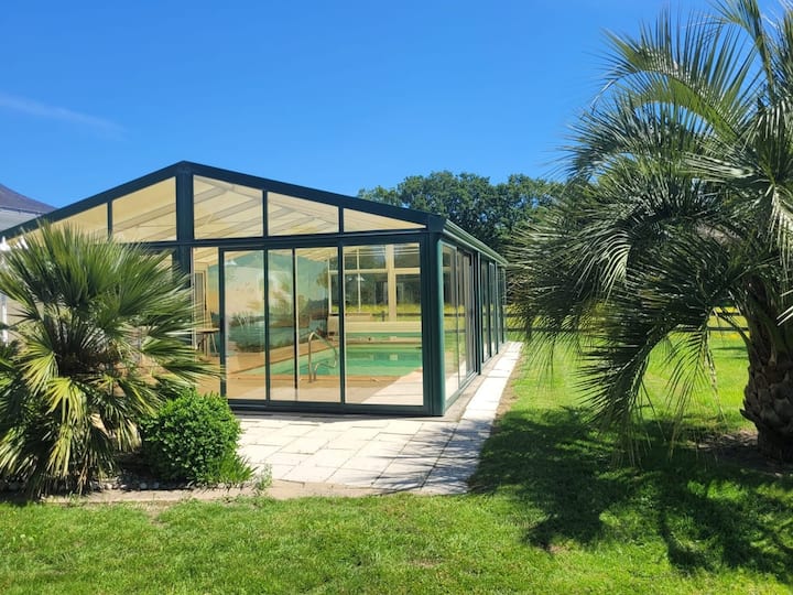 Villa Au Calme Avec Piscine Intérieure, Billard - Sucé-sur-Erdre
