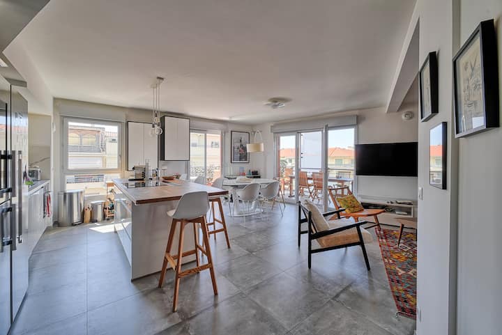 Bel Appartement Familial 4 Chambres à Nice Centre - Nice