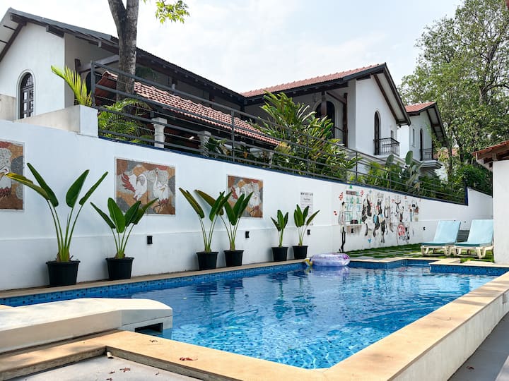 Heritage Portuguese 4b Villa Pvt Pool (Est. 1922) - India
