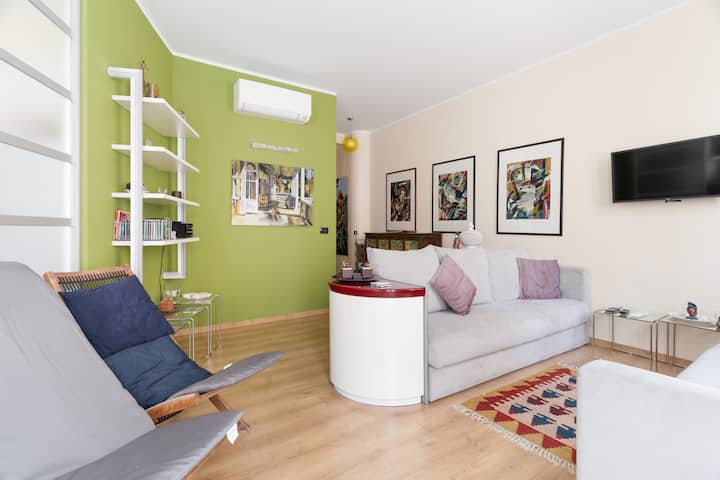 Guesthost - Comfy Terrace Flat Nolo & Pasteur Mm1 - Italie