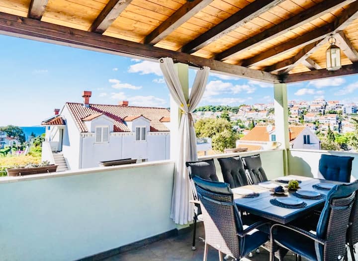 House With Terrace- 3 Min From Beach Dubrovnik - Dubrovnik