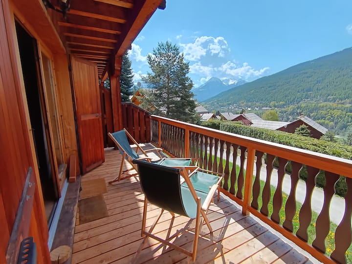Grand Chalet De 150 M² Avec Vue Sur Les Pistes - Serre Chevalier
