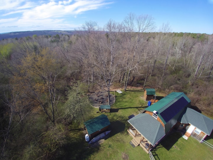 Secluded Solar Cabin | Wineries & Watkins Glen - Finger Lakes, NY
