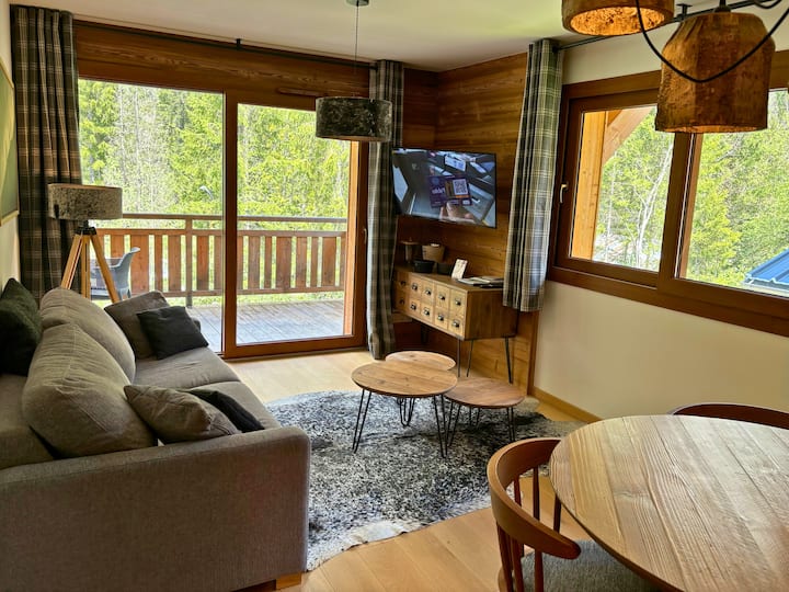 Moderne T2 - Vue Nature - Balcon Privé - Morzine