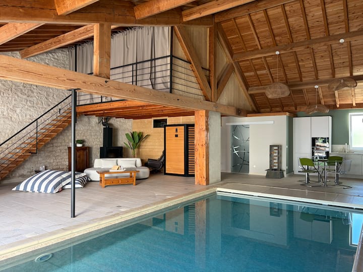 Escapade Bien-être Piscine Chauffée Spa Sauna - Commercy