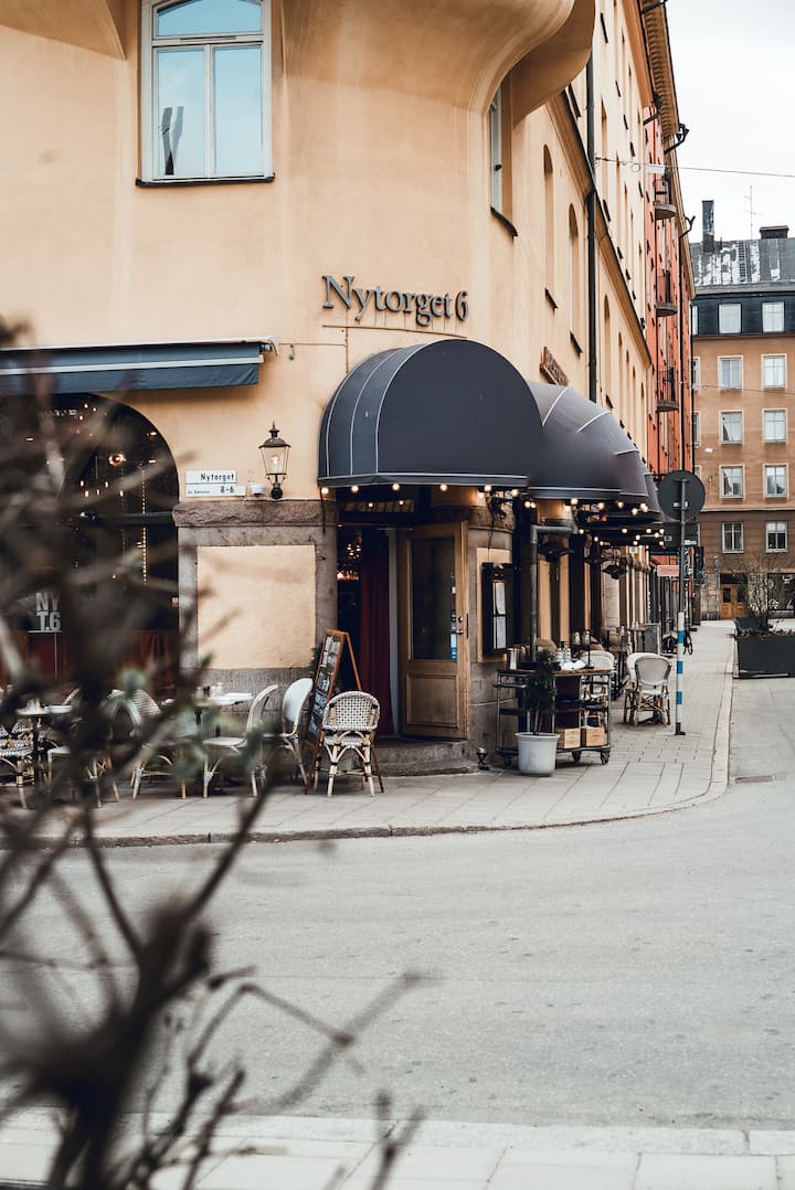 Nytorget Design Flat With Park View - 斯德哥爾摩