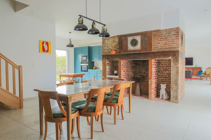 Grande Maison De Charme Avec Piscine Intérieure - Somme