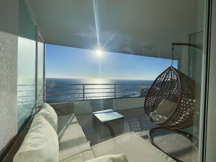 Increible Vista Al Mar/piscina/estacionamiento - Viña del Mar