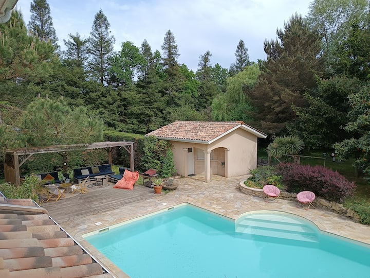 Douce Parenthèse Avec Piscine Et Jardin - Cestas