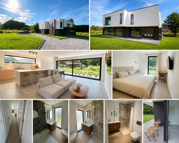 Premium 3-suite Townhouse | Next To Shape & Google - Province du Hainaut
