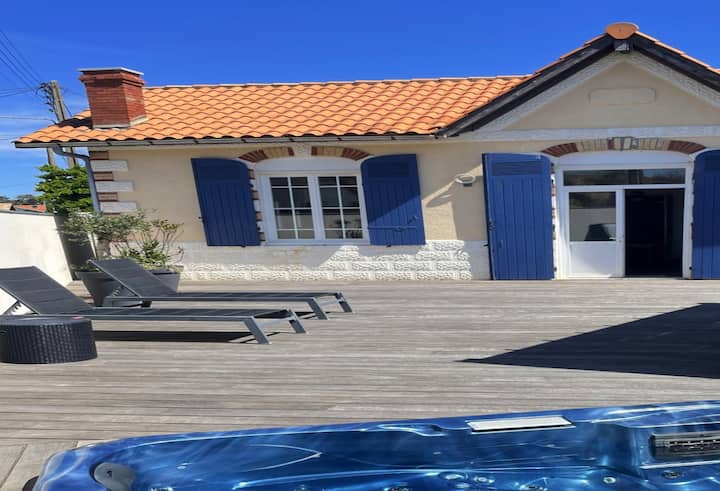Maison Tout Confort Avec Jacuzzi 500m De La Plage - Lacanau