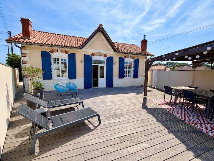 Maison Tout Confort Avec Jacuzzi 500m De La Plage - Lacanau