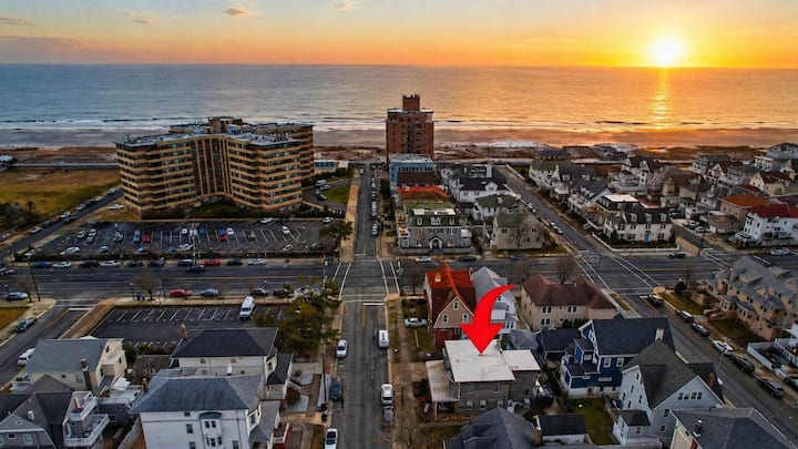 7br Beach House | 1 Block To Boardwalk | Quiet Ac - Atlantic City