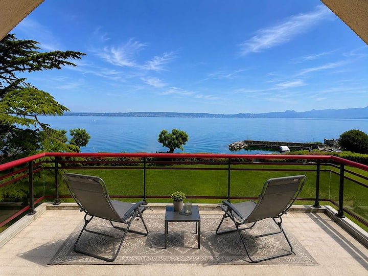 Duplex D’exception Avec Vue Lac Et Accès Direct Au - Évian-les-Bains