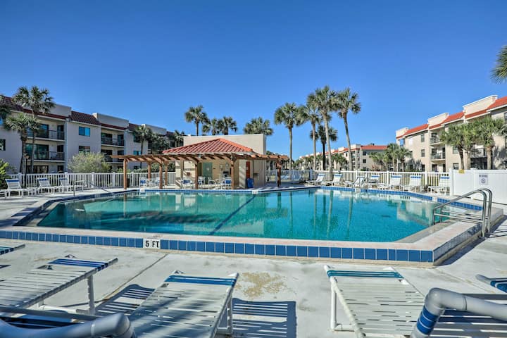 Walk To St Augustine Beach! Resort-style Condo - St. Augustine Beach, FL