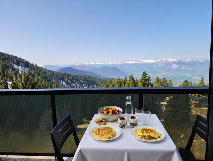 Studio Cosy Avec Vue Panoramique Sur Les Montagnes - Chamrousse