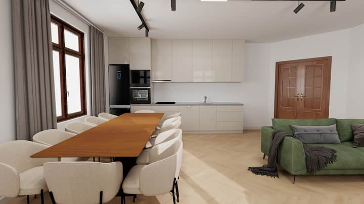 City Center 6 Bedrooms 6 Bathrooms 180m2 - Cracovia
