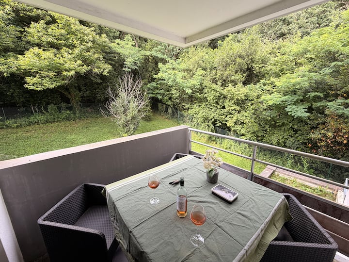 T3 - 5 Min Des Plages - Terrasse Calme Vue Forêt - Ascain