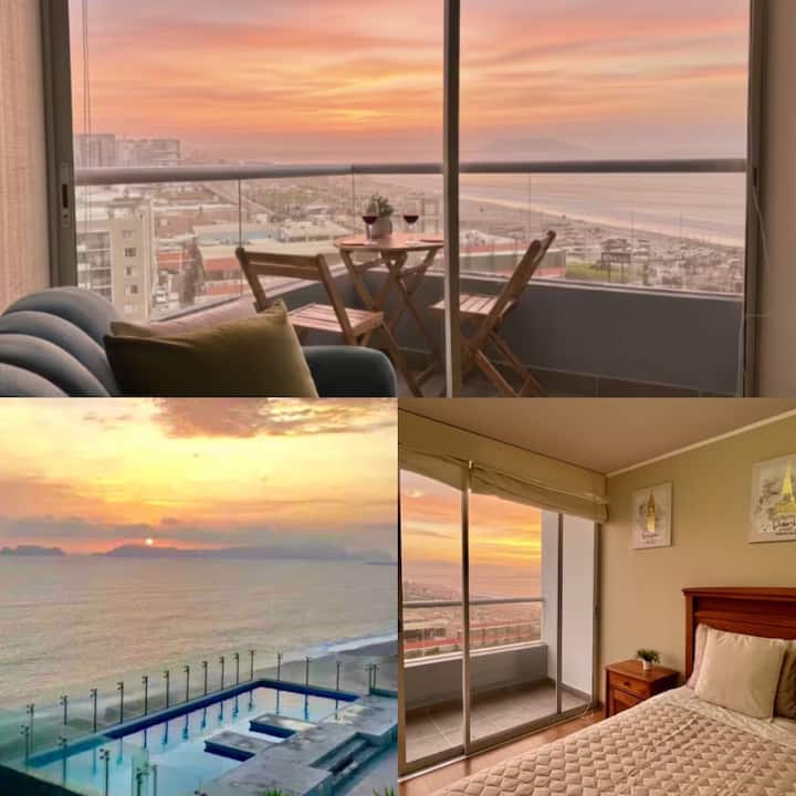 180° Ocean View 11 Floor With Pool Near Costa 21 - Aéroport de Lima Jorge Chavez (LIM)