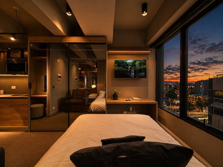 Loft Exclusivo Con Spa Piscina Gym Y Rooftop - Meta