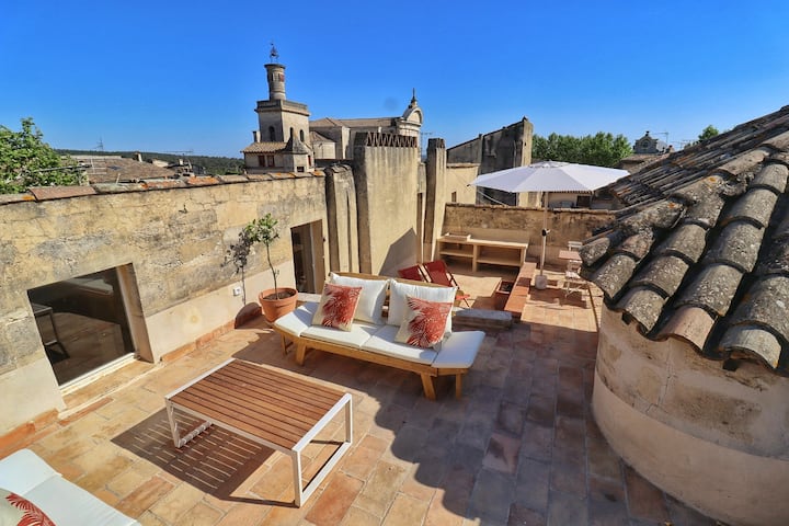 Uzès Place Aux Herbes Le Belvédère Apt D’exception - Uzès