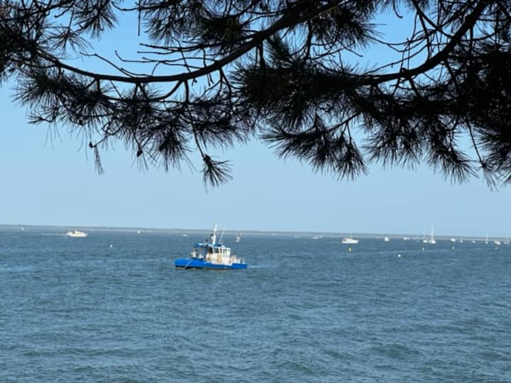 Arcachon, Studio, Piscine, Vue Mer, Parking, Wifi - Arcachon