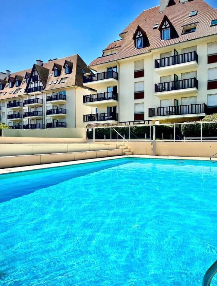 2 Chambres · Balcon Vue Mer · Piscine - Cabourg