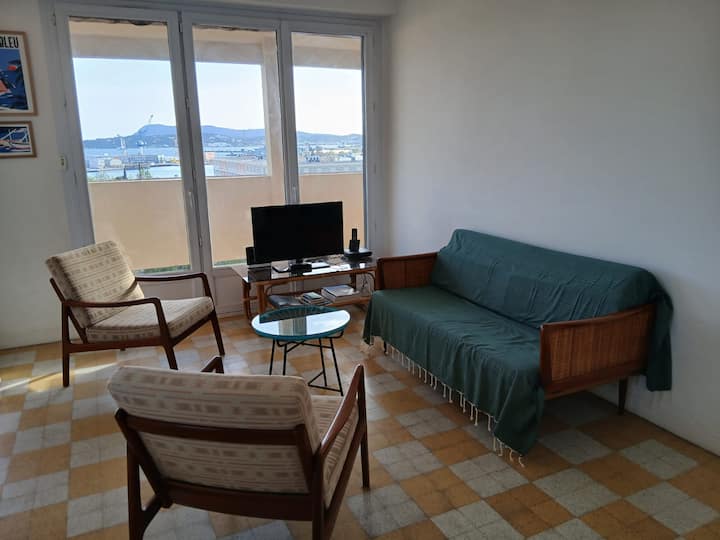 Lumineux T3 Vintage Vue Port Arsenal - Toulon