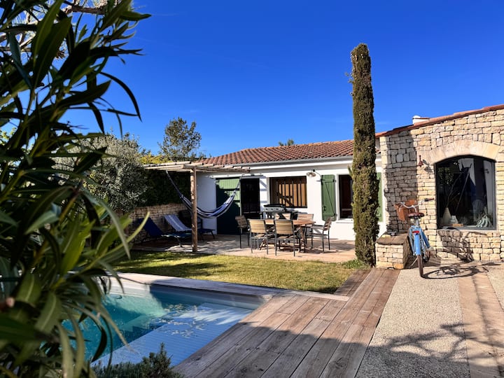 Belle Et Charmante Villa Avec Jardin Et Piscine - Île de Ré