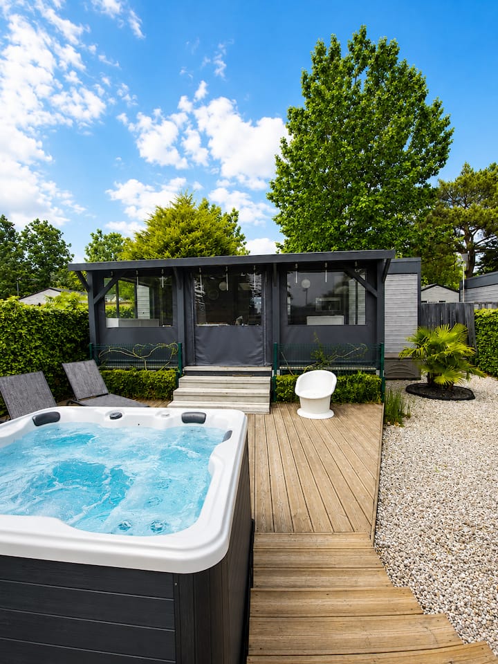 Mobil-home Premium & Jacuzzi • Terrasse Cosy - Pornic