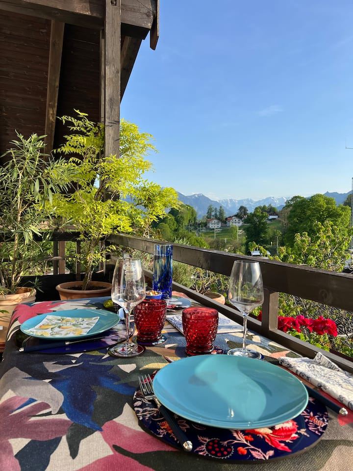 Design-wohnung Mit Bergblick – Zentral In Murnau - Walchensee