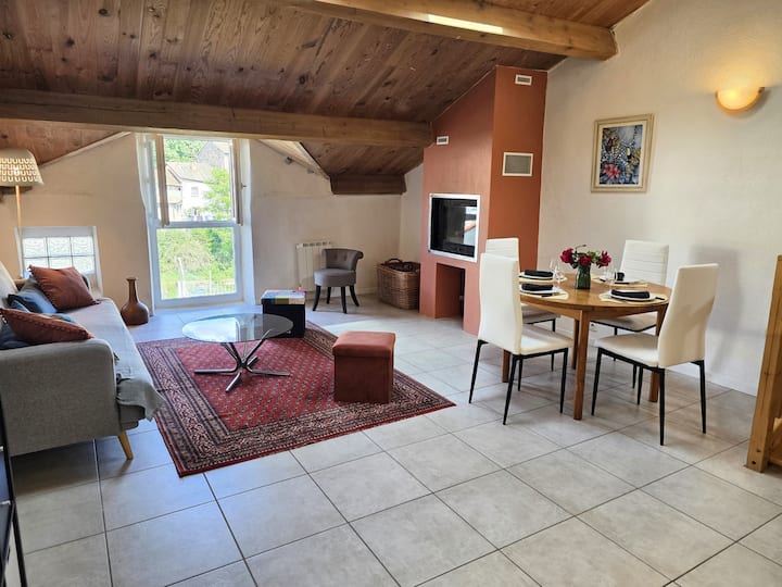 ÉLégant T3 Avec Terrasse - Vals-les-Bains