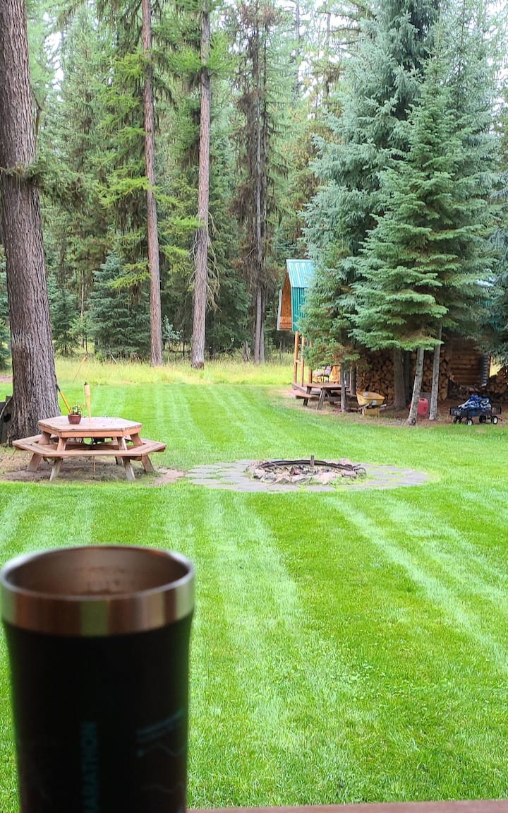 Authentic Log Cabin + Bunkhouse | Sleeps 12 - Seeley Lake, MT