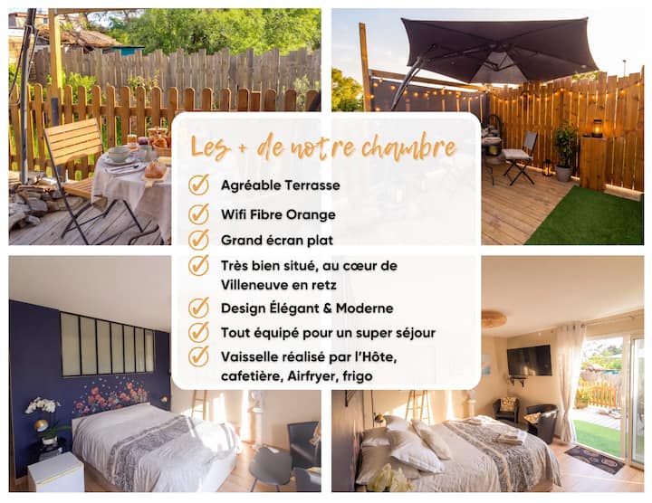 Chambre Indépendante Avec Extérieur Proche Mer - La Bernerie-en-Retz