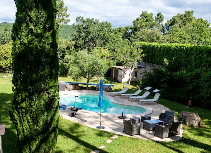 Villa Bella Piscine Et Jardin - Aubenas