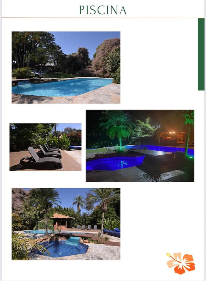 Refúgio Rustico Para Sua Família. Piscina Aquecida - Goiânia