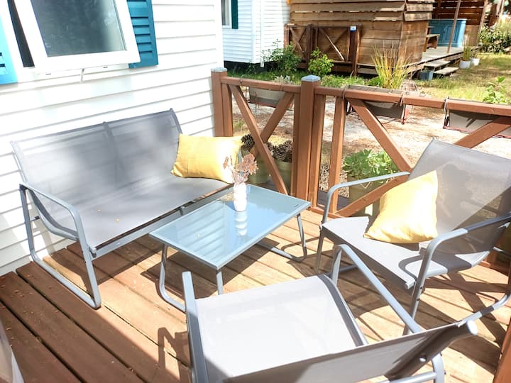 Mobil-home Tout Confort, 2 Chb - Camping Calme - Lacanau