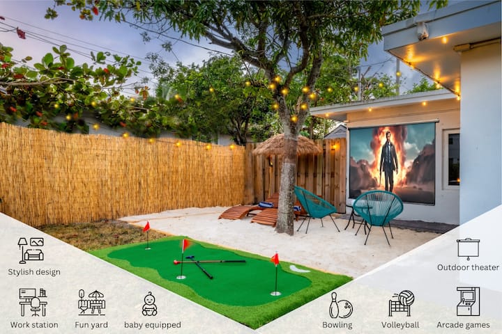 Family & Group Getaway | Games + Ev | Near Beach - Fort Lauderdale