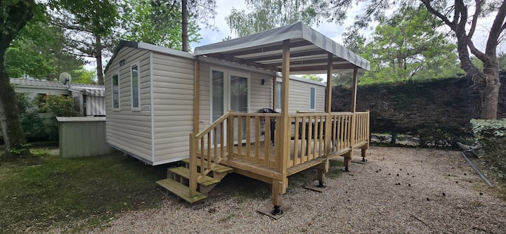 Mobil Home 2ch, 4 Pers Terrace Couverte, Piscine - Saint-Jean-de-Monts